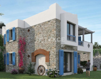 Stone-Cladding Apartments for Sale in Bodrum Muğla