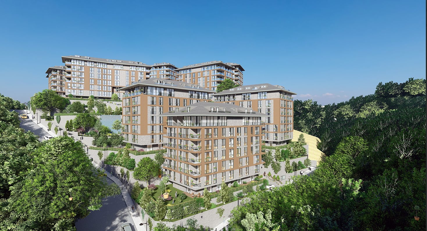 Apartments for Sale in a Rich-Featured Complex in Üsküdar İstanbul