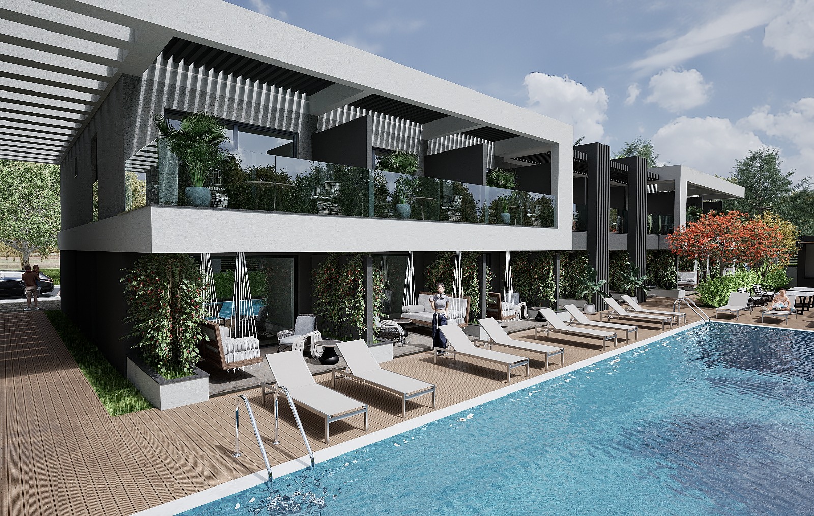 Lägenheter nära centrum och stranden på norra Cypern