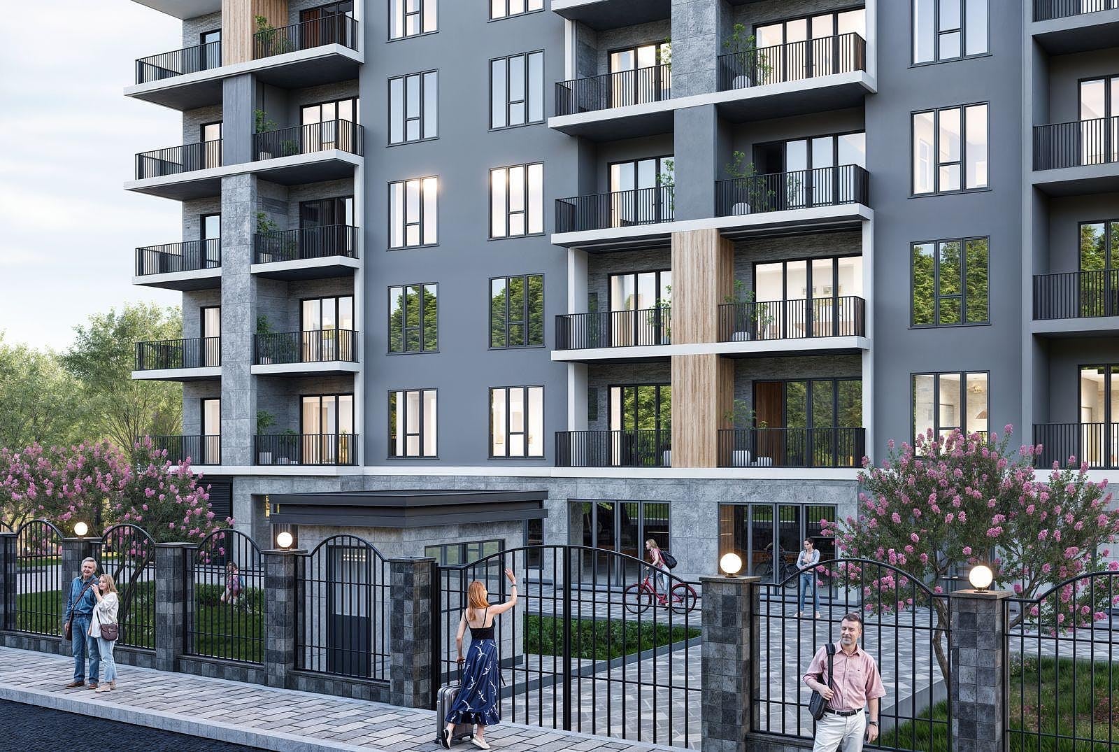 Stylish Apartments with Horizontal Architecture in Trabzon Akyazı