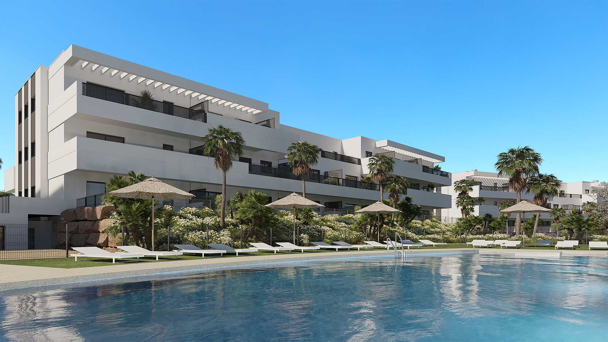 New Built Flats in Gated Complex in Estepona