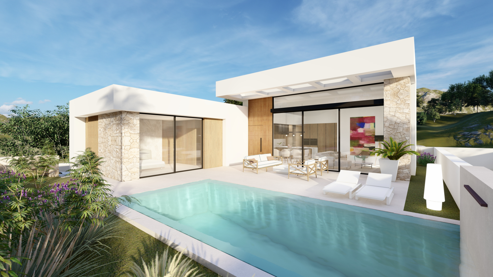Golf Villas with Underground Parking in Rojales Costa Blanca